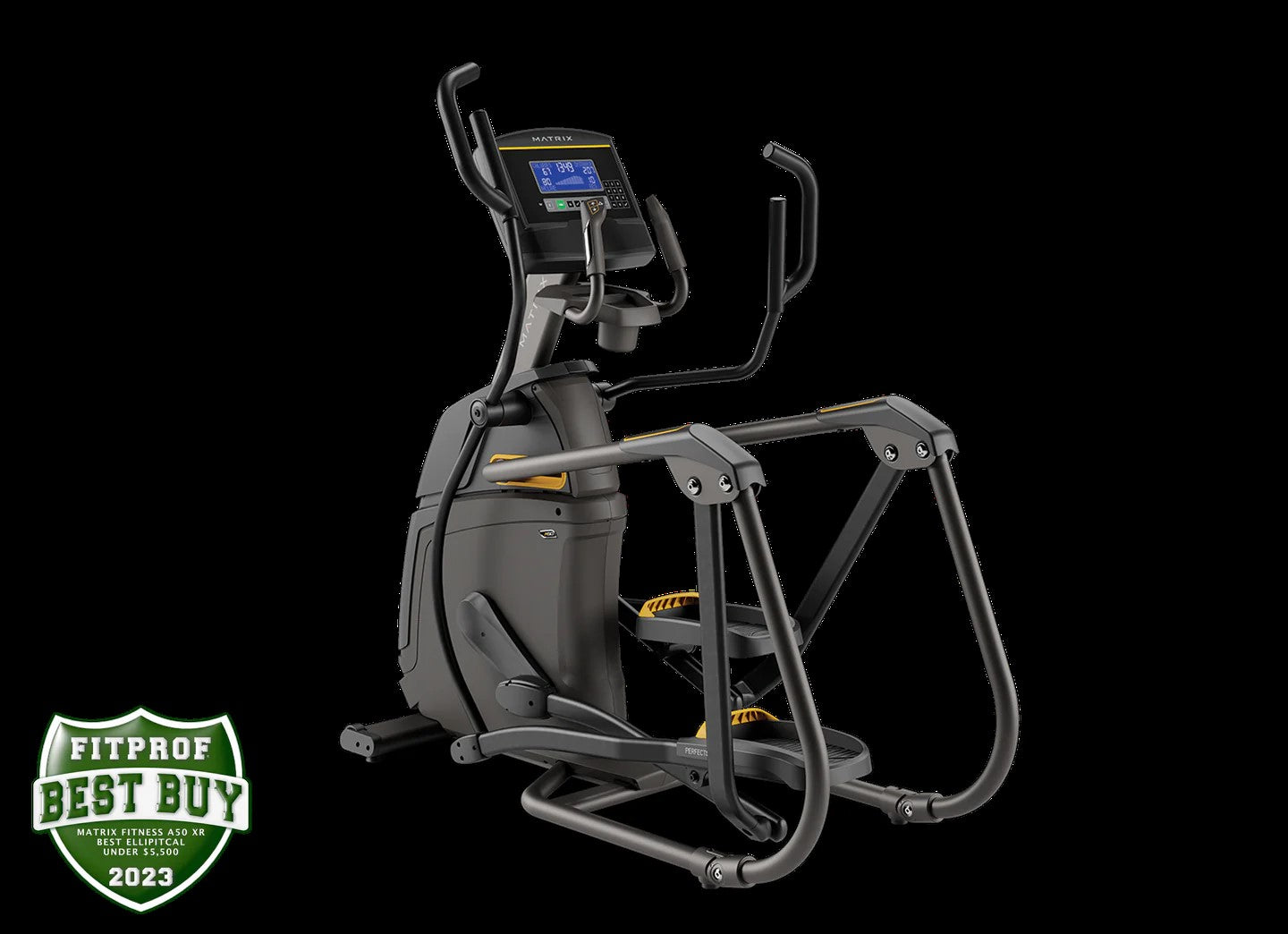 Cardio:Elliptical:Matrix Fitness A50 Ascent Trainer Multi-Grip w/ Indu